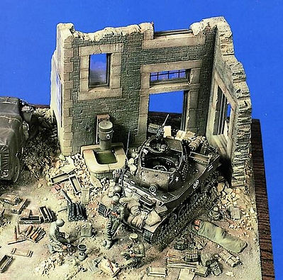 Verlinden NORMANDY FARM RUIN 1-35 #0189