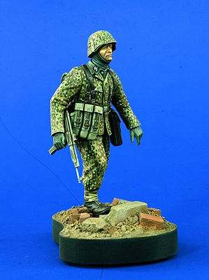 Verlinden 120mm SS Grenadier 1944 Resin Model Military Figure Kit 1/16 ...