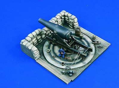 Verlinden 54mm Rodman 15'' Cannon Plastic Model Weapon Kit 1/32 Scale #1726