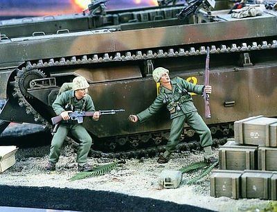 Verlinden WWII USMC Pacific Resin Model Military Figure Kit 1/35 Scale ...
