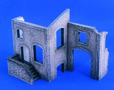 Verlinden Ardennes 2-Story Ruined Farm House Resin Military Diorama Kit ...