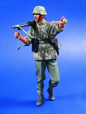Verlinden 200mm Panzergrenadier Machine Gunner Resin Model Military ...