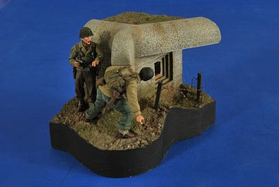 Verlinden Taking The Pillbox WWII Resin Military Diorama Kit 1/35 Scale ...