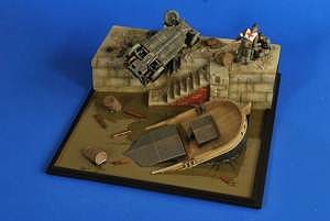 Verlinden Bombed Dockside Resin Military Diorama Kit 1/35 Scale #2635