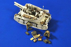 Verlinden German Grille Tank Ammo, Stowage & 2 Crew Resin Model ...
