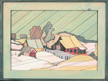 Woodscapes Farm Country WoodScape Kit 20x15'' #1115