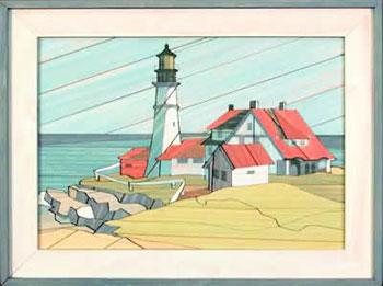 Woodscapes Portland Head Light Art Kit