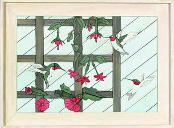 Woodscapes Hummingbirds Woodscape Art Kit #1161