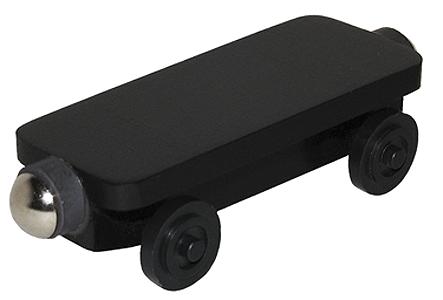 Whittle Wooden Toy Train- Flat Car Whittle Shortline Railroad (black ...