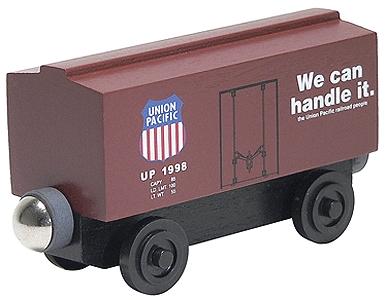 Whittle Wooden Toy Train- Box Car Union Pacific #100218