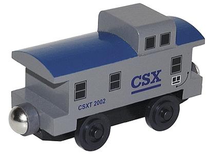 Whittle Wooden Toy Train- Caboose CSX #100520