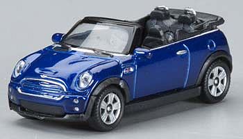 Welly-Diecast 1/87 Mini-Cooper S Cabrio Blue #30000061
