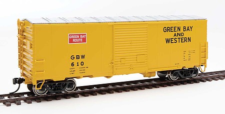 WalthersMainline 40' ACF Modernized Welded Boxcar Green Bay & Western ...