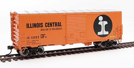 WalthersMainline 40' ACF Modernized Welded Boxcar Illinois Central ...