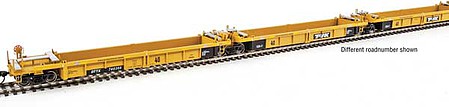 WalthersMainline Thrall 5-Unit Rebuilt 40' Well Car Trailer-Train DTTX #740584 HO Scale Model ...