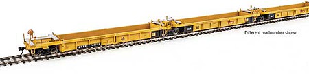 WalthersMainline Thrall 5-Unit Rebuilt 40' Well Car Trailer-Train DTTX #748781 HO Scale Model ...