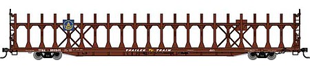 WalthersMainline 89' Flatcar w/Bi-Level Open Auto Rack B&O Rack TTBX ...
