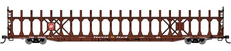 WalthersMainline 89' Flatcar w/Bi-Level Open Auto Rack PRR Rack TTBX ...