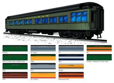 Walthers Pullman Heavyweight Solarium Observation - Ready to Run