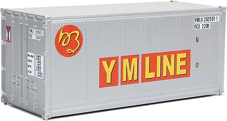 Walthers-Acc 20' YM Line Smooth Side Container HO Scale Model Train ...