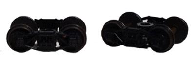 Walthers Arch Bar Freight Car Trucks Rigid Plastic w/Metal Wheels HO ...