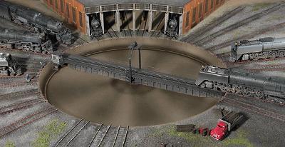 Walthers Cornerstone Series(R) Built-ups 90' Turntable - HO-Scale #2840