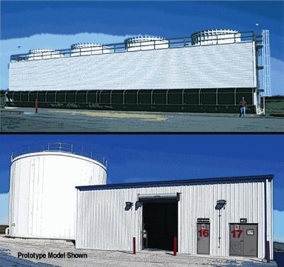 Walthers Cooling Tower Facility - North American Ethanol - Kit