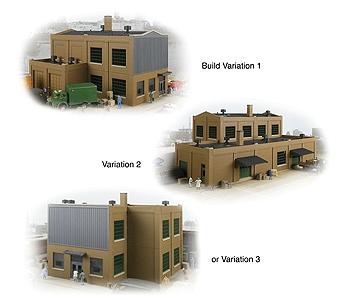 Walthers Cornerstone Modulars(TM) 3-in-1 Building Set #2 - Modern Metal ...