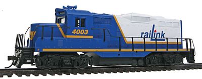 Walthers-Trainline EMD GP9M RailLink #4003 (blue, white, yellow) Model ...