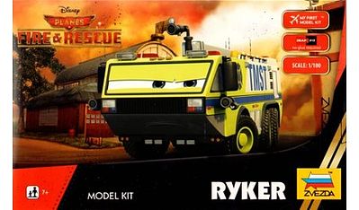 Zvezda Disney Planes 2 Fire/Rescue Ryker Plastic Model Celebrity #2078