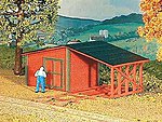 American-Models Loft Barn Kit HO Scale Model Railroad Building #794