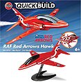 Airfix BAe Hawk Fighter Quick Build Plastic Model Airplane Kit #j6003