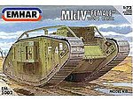 Emhar-squadron WWI British Male Mk IV Tank Plastic Model Military ...