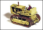 Woodland Bulldozer-Cat D-7 Tractor Kit HO Scale Model Railroad Vehicle ...