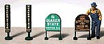 Micro-Structures Schaefer Beer Animated Neon Billboard HO Scale Model ...