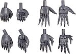 Kotobukiya M.S.G Hand Unit - Wild Hand Plastic Model Detail Accessories ...