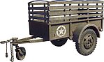 Mini-Art G518 US 1-Ton Ben Hur Cargo Trailer with Cover Plastic Model ...