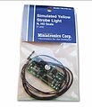 Miniatronics Dual Synchronized Simulated Yellow Strobe Light Model ...