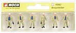 Noch Construction Workers HO Scale Model Railroad Figure #15110