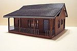 Faller Log Cabin HO Scale Model Railroad Building #130299