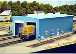 Walthers Modern Single-Track Engine House Kit - 11 x 4-1/4 x 4-1/4'' 27 ...