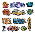 Blair-Line Mega Set Modern ''Tagger'' Graffiti Decals - #6 pkg(9) N ...