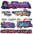 Blair-Line Mega Set Modern ''Tagger'' Graffiti Decals - #6 pkg(9) N ...