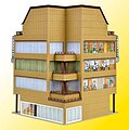 Faller Row Of Downtown Structurs Kit HO Scale Model Railroad Building ...