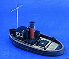 Small River Barge Resin Model Military Ship Kit 1/35 Scale #1679 by ...