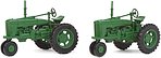 Woodland Model A Tractor on Rubber Tires Metal Kit HO Scale Model ...