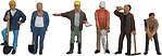 Walthers-Acc Railroad Track Workers Set #1 HO Scale Model Railroad ...