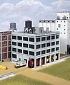 Downtown-Deco Shipping Warehouse Flat Kit N Scale Model Railroad ...