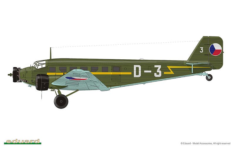 Ju52 Airliner -- Plastic Model Airplane Kit -- 1/144 Scale -- #4423 ...