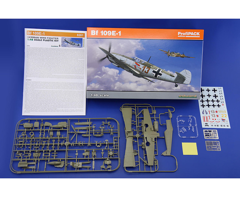 Bf109E1 Fighter (Profi-Pack) -- Plastic Model Airplane Kit -- 1/48 ...